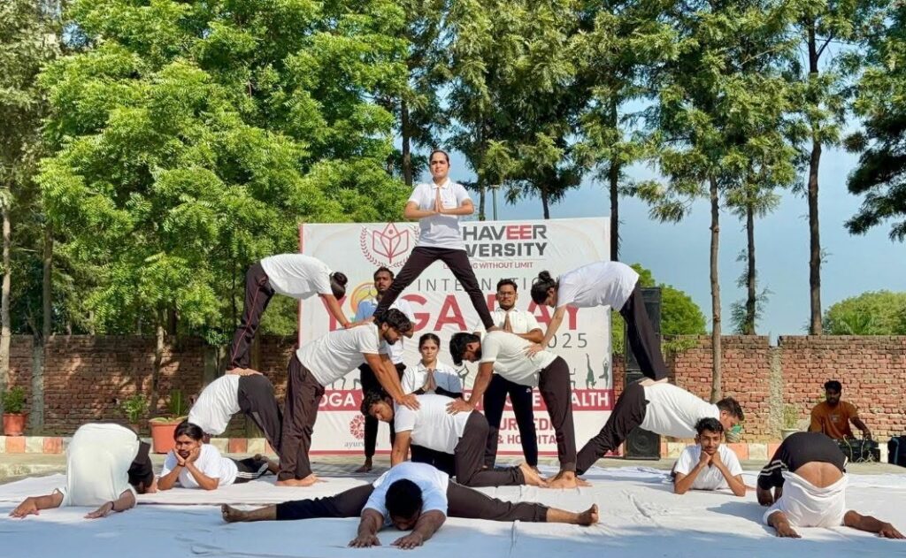 International Yoga Day Celebrations - Mahaveer University